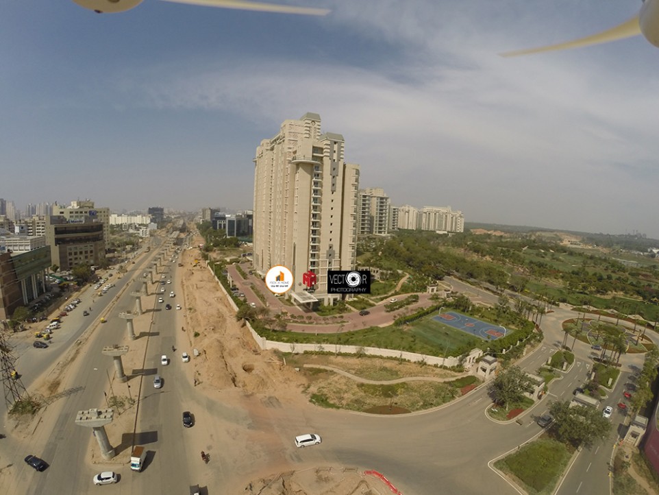 Arial Photography walk though for DLF phase 5